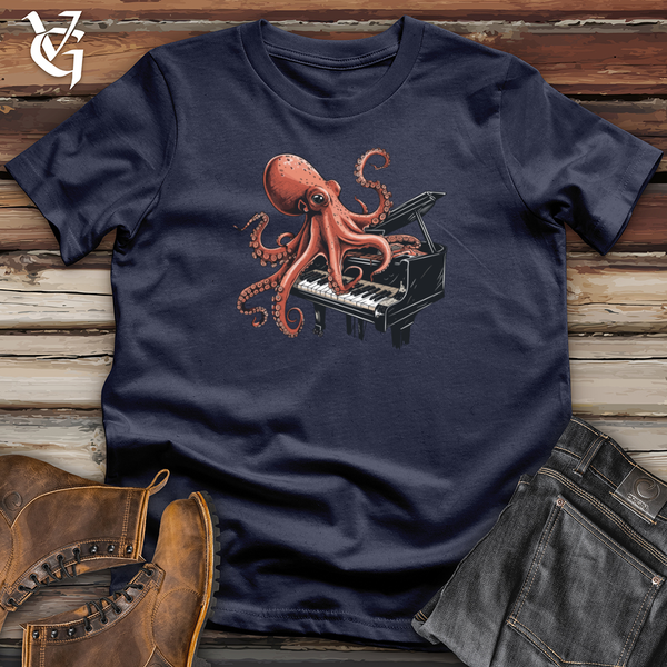 Octopus Piano Melody Softstyle Tee: Unleash Your Inner Musical ...