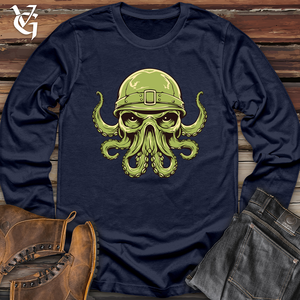 Helmeted Octopus Army Prowess Long Sleeve: Release the Tentacles ...