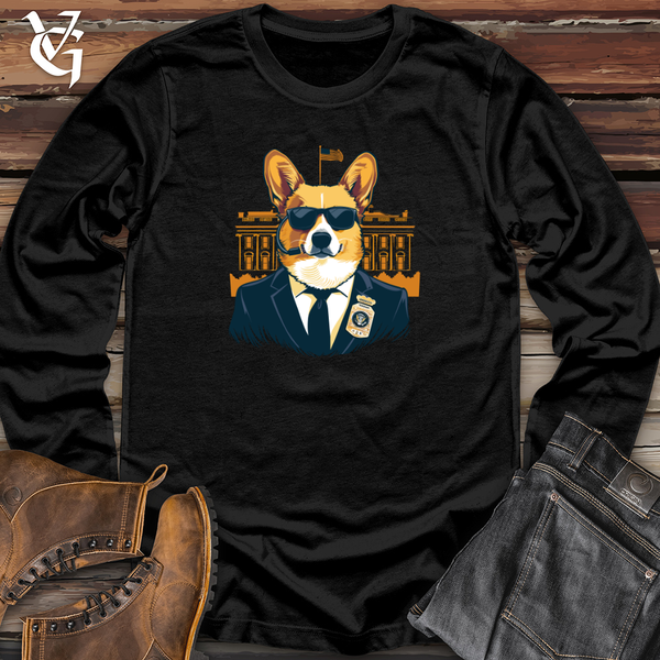 Corgi Secret Service Long Sleeve: Unleash Your Inner Spy - Viking Goods ...