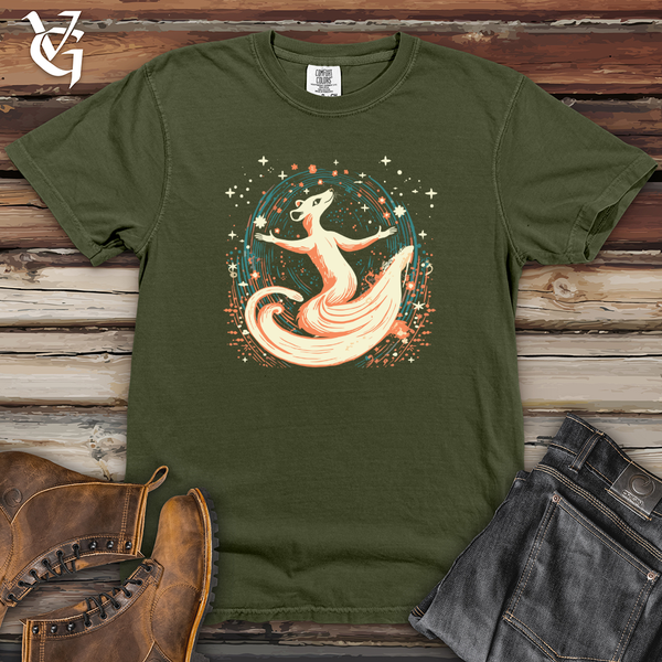 Weasel Cosmic Dance Heavy Cotton Tee: Get Your Groove on in Comfort ...